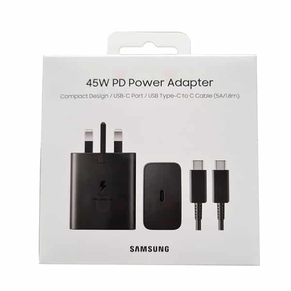 ORIGINAL Samsung 45W PD Power Adapter with USB Type-C to C Cable – fonehouse.lk